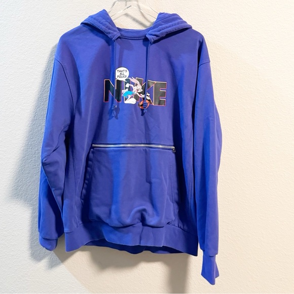 Nike | Sweaters | Nike Hoodie Space Jam Looney Tunes Bugs Bunny ...